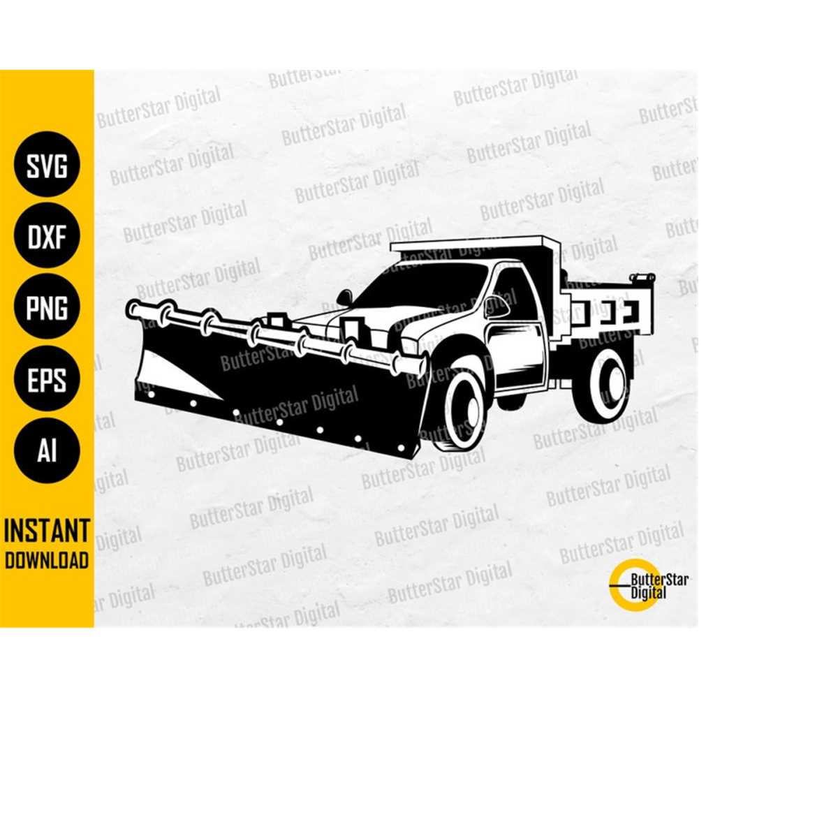 Snow Truck SVG | Snowplow SVG | Snow Plow Illustration Drawi | Inspire ...