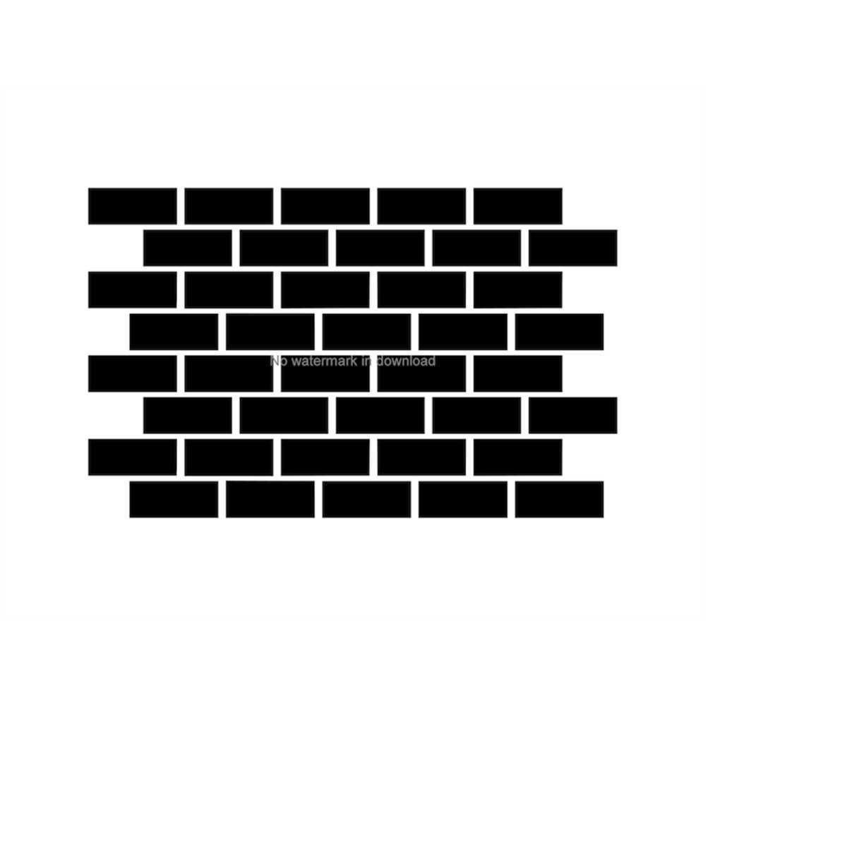Brick Svg Image, Brick Wall Cutting Svg, Brick Svg Clipart I - Inspire ...