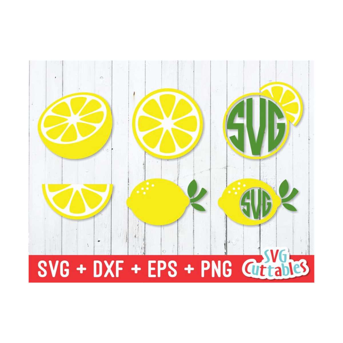 Lemon svg - Lemon Monogram Frame - Lemon Cut File - Summer D | Inspire ...