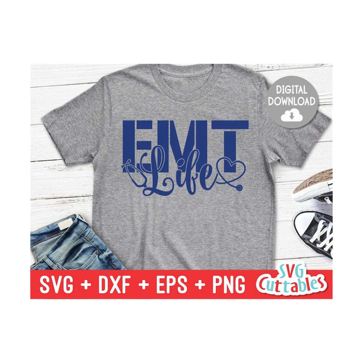 EMT Life svg - EMS - Paramedic - svg - eps - dxf - png - Ste | Inspire ...