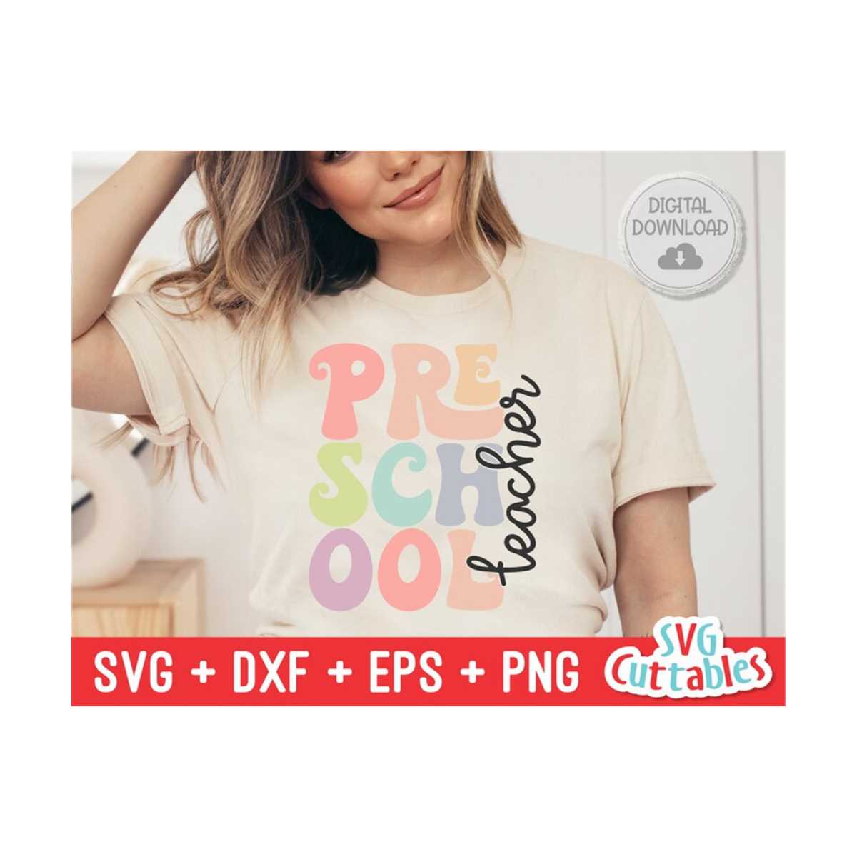 Preschool Teacher svg - Preschool Cut File - Teacher svg - d | Inspire ...