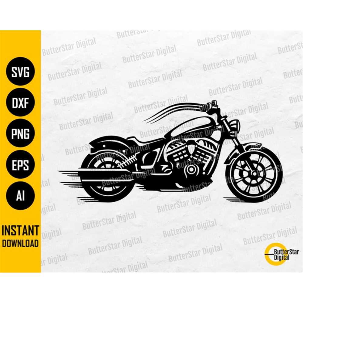 Motorcycle SVG | Motorbike SVG | Biker SVG | Big Bike Svg | | Inspire ...