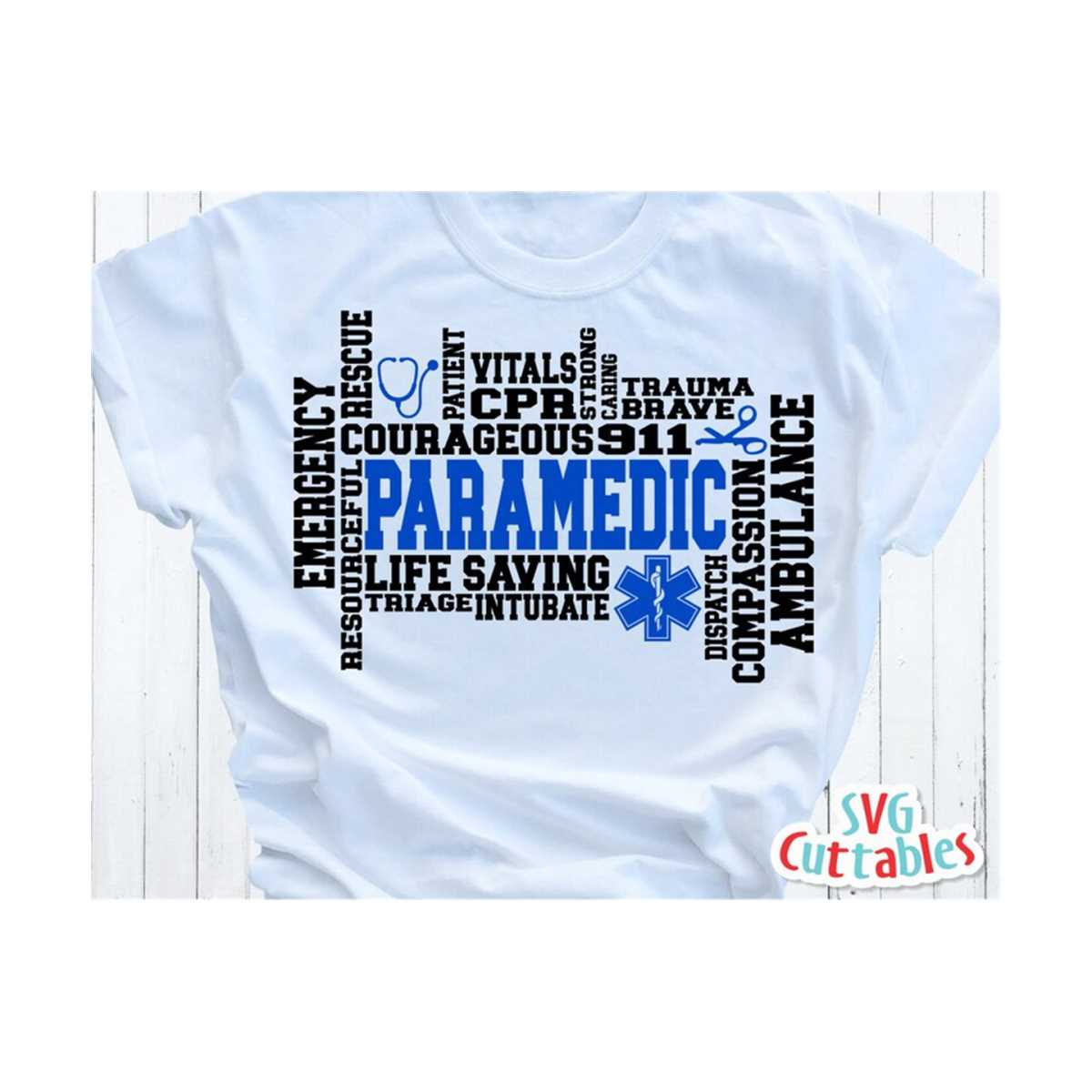 Paramedic svg - EMT - svg - eps - dxf - png - Word Art - Su - Inspire ...