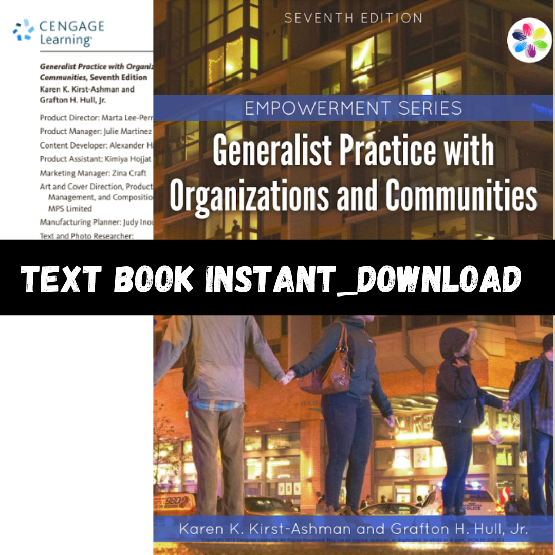 2023 TextBook for Generalist Practice with Organizations and | Inspire ...