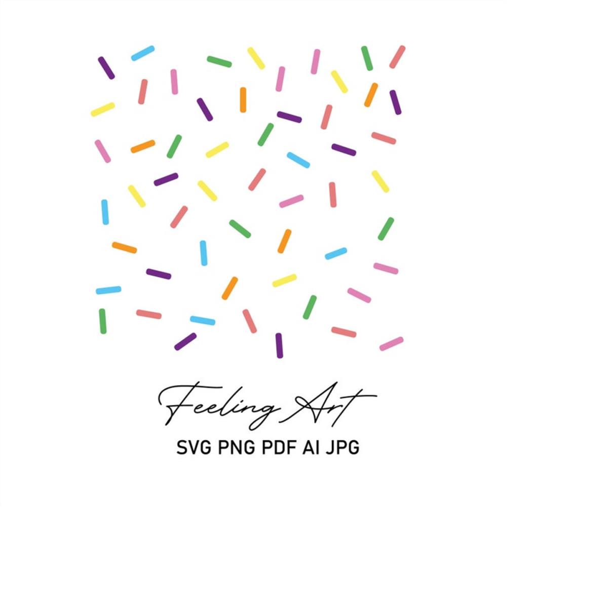 Sprinkle Pattern SVG,Confetti,Bakery,DXF,Donuts,cookie sprin - Inspire ...