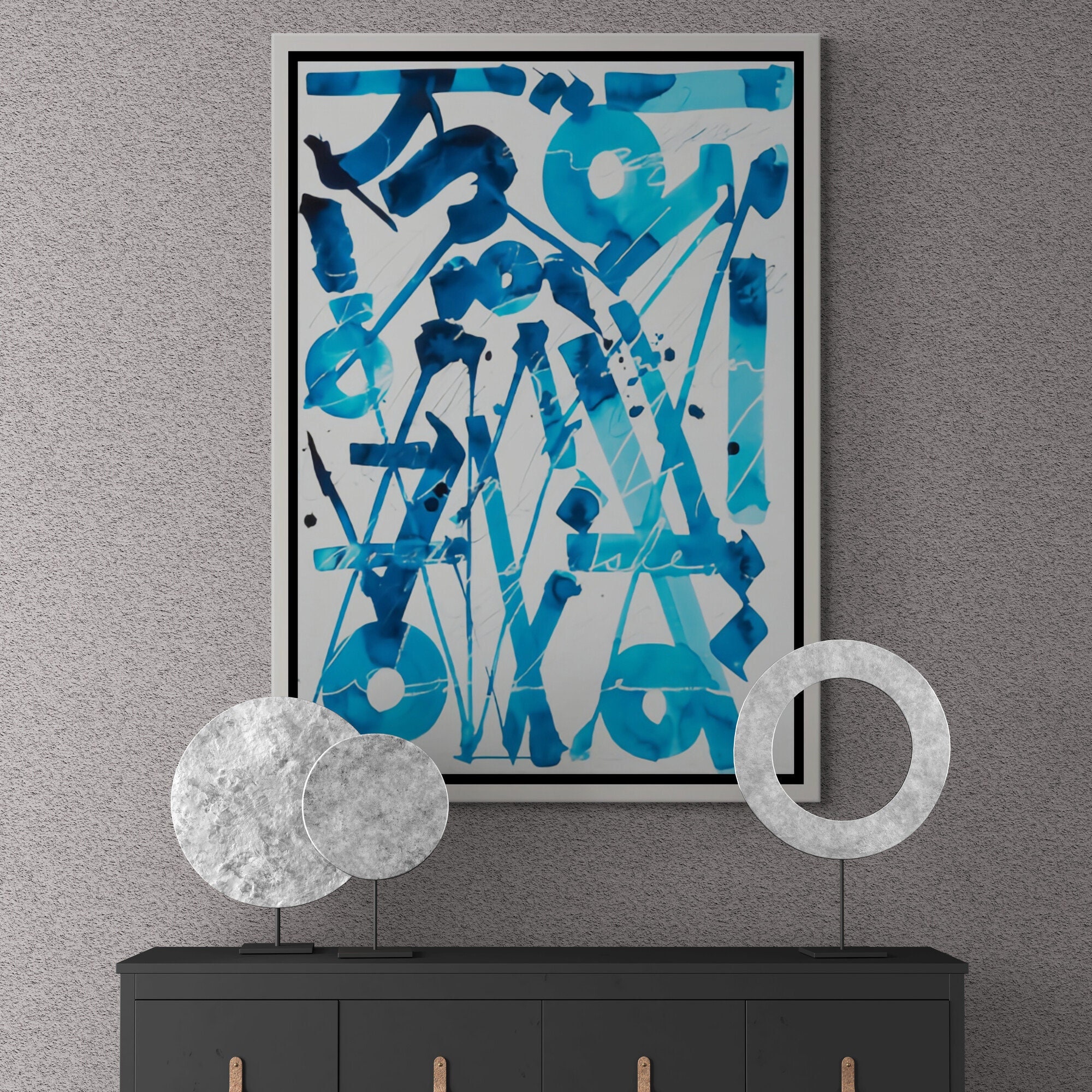 Retna American 1979 Sounds Diptych Reproduction Framed Canva | Inspire ...