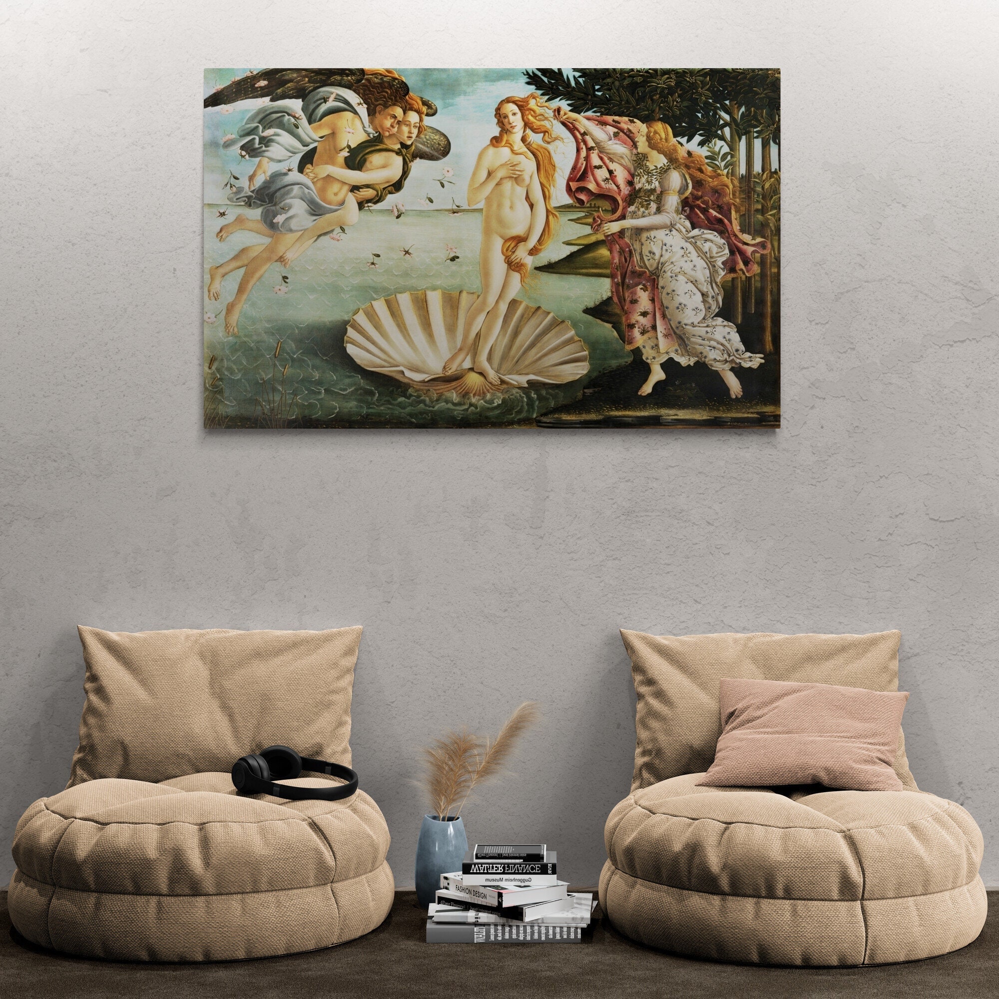 The Birth of Venus Framed Canvas, Sandro Botticelli Wall Art | Inspire ...