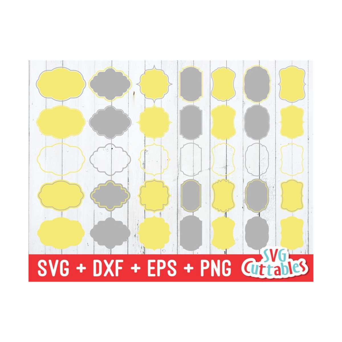 Frames svg Cut File - Labels svg - Vector Frames - svg - dxf | Inspire ...