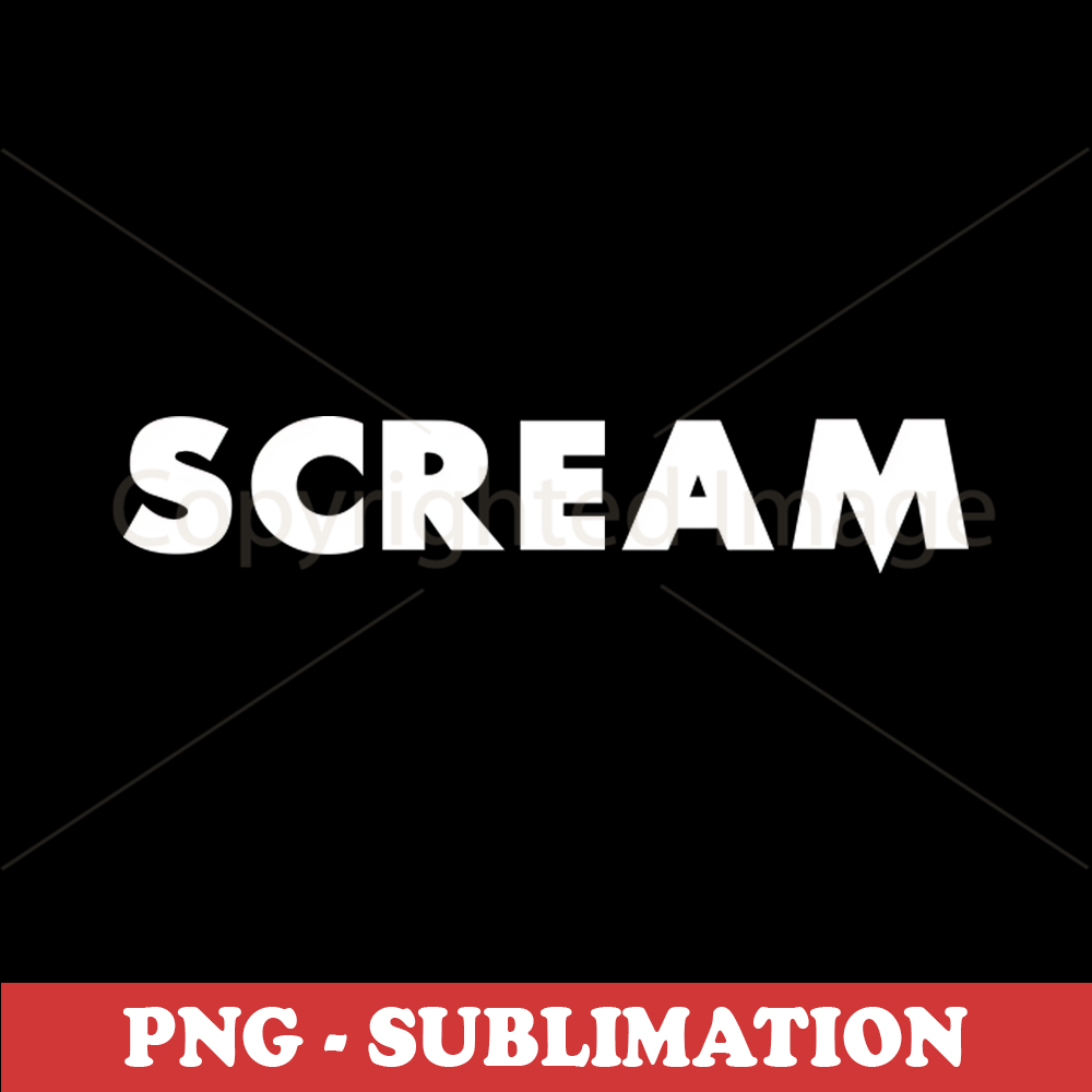 Scream Sublimation Design - High-Quality PNG Download - Crea - Inspire ...
