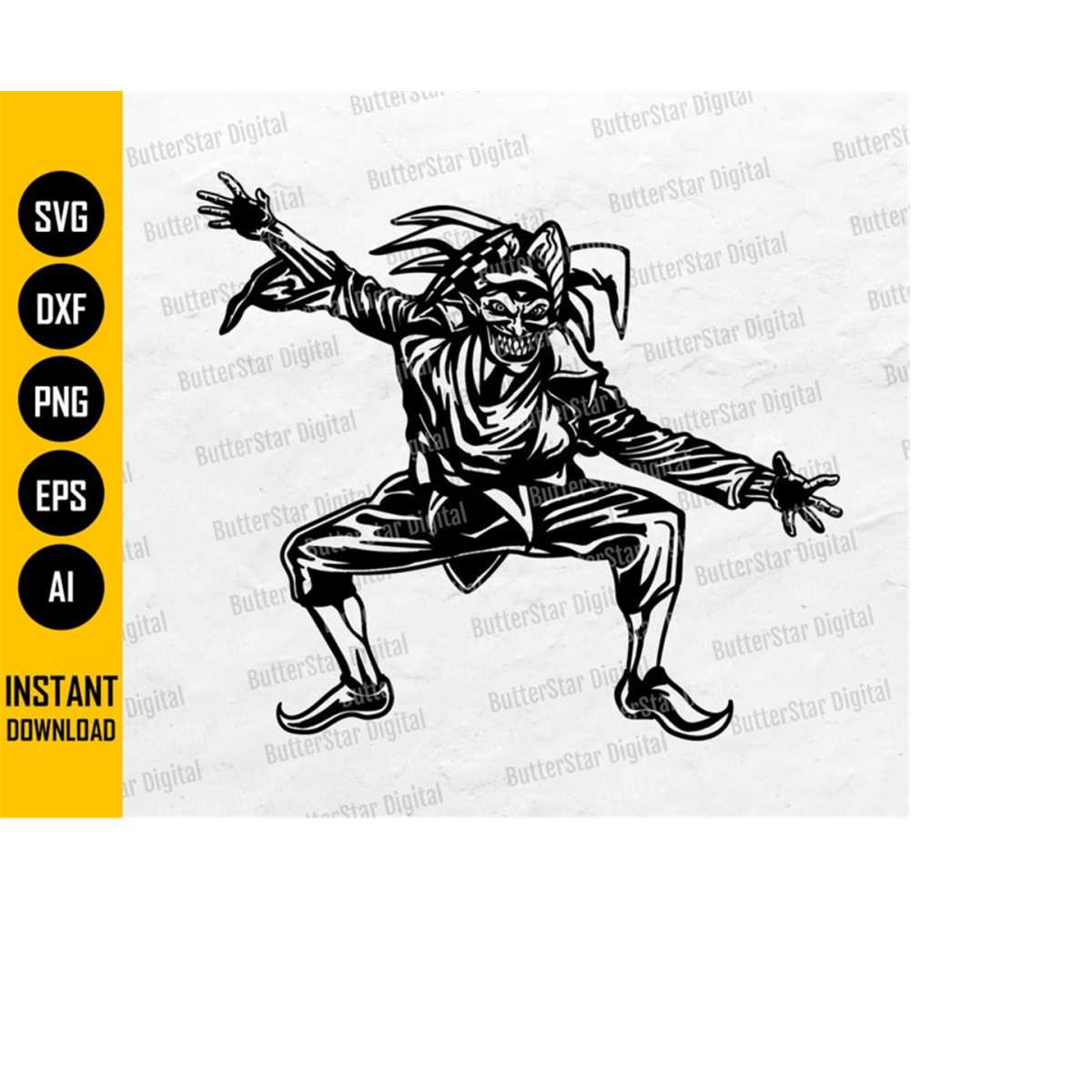 Evil Jester SVG | Circus SVG | Clown SVG | Horror Svg | Cric | Inspire ...