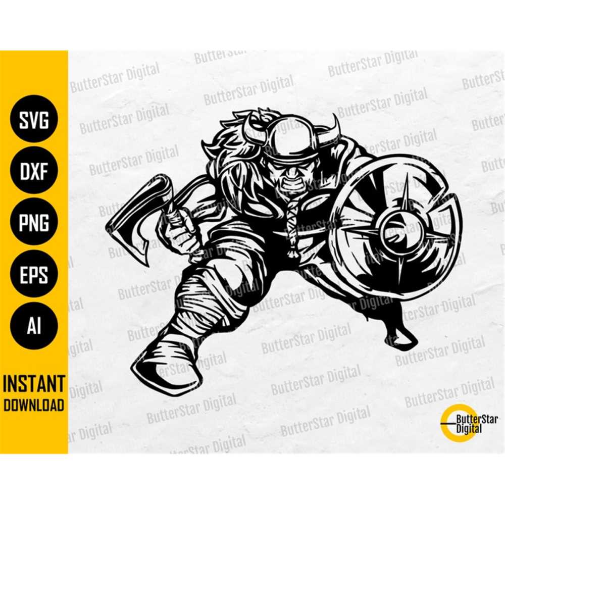 Viking SVG | Warrior SVG | Barbarian SVG | Nordic Norway Axe | Inspire ...