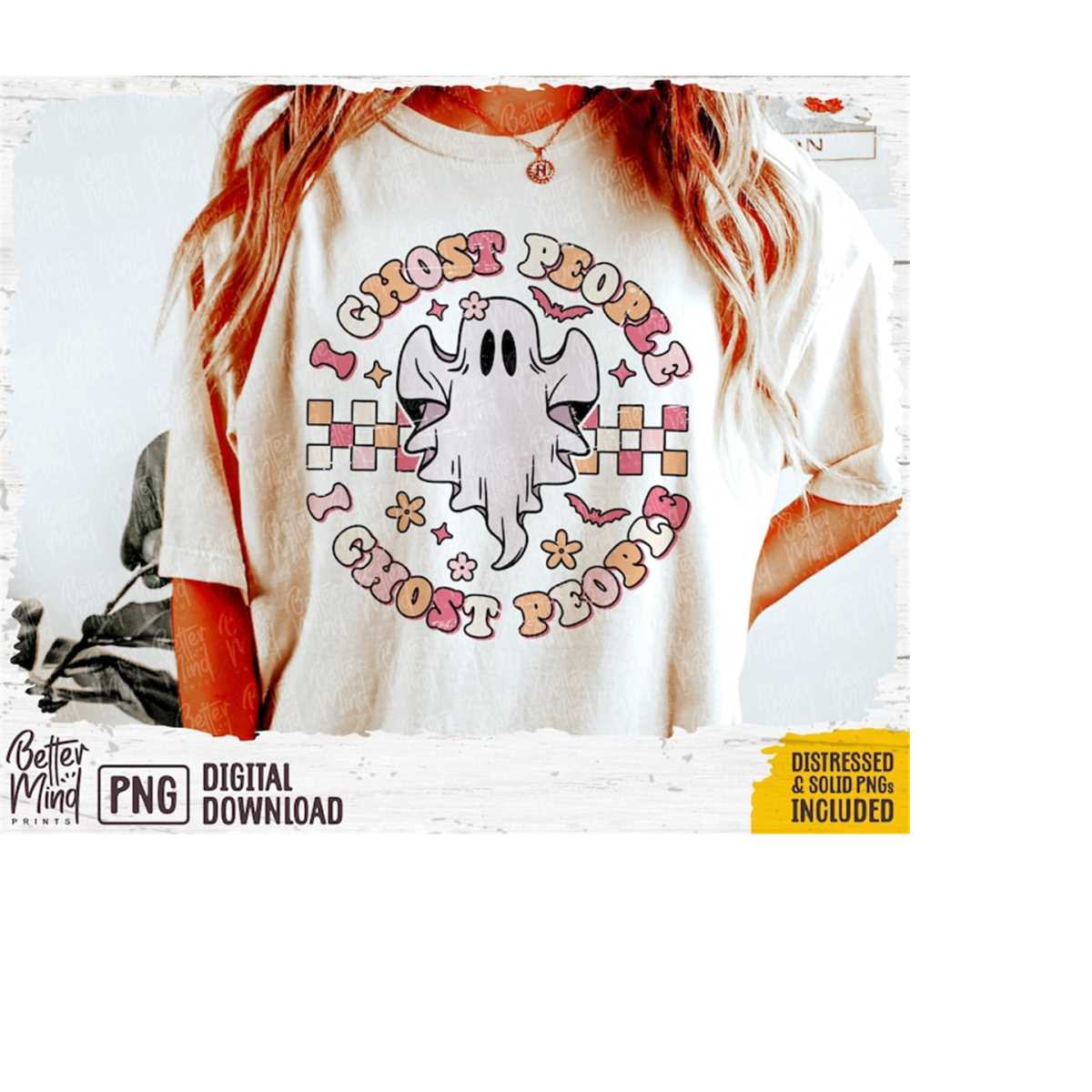 I Ghost People All Year Round PNG, Retro Ghost Png, Cool Gho | Inspire ...