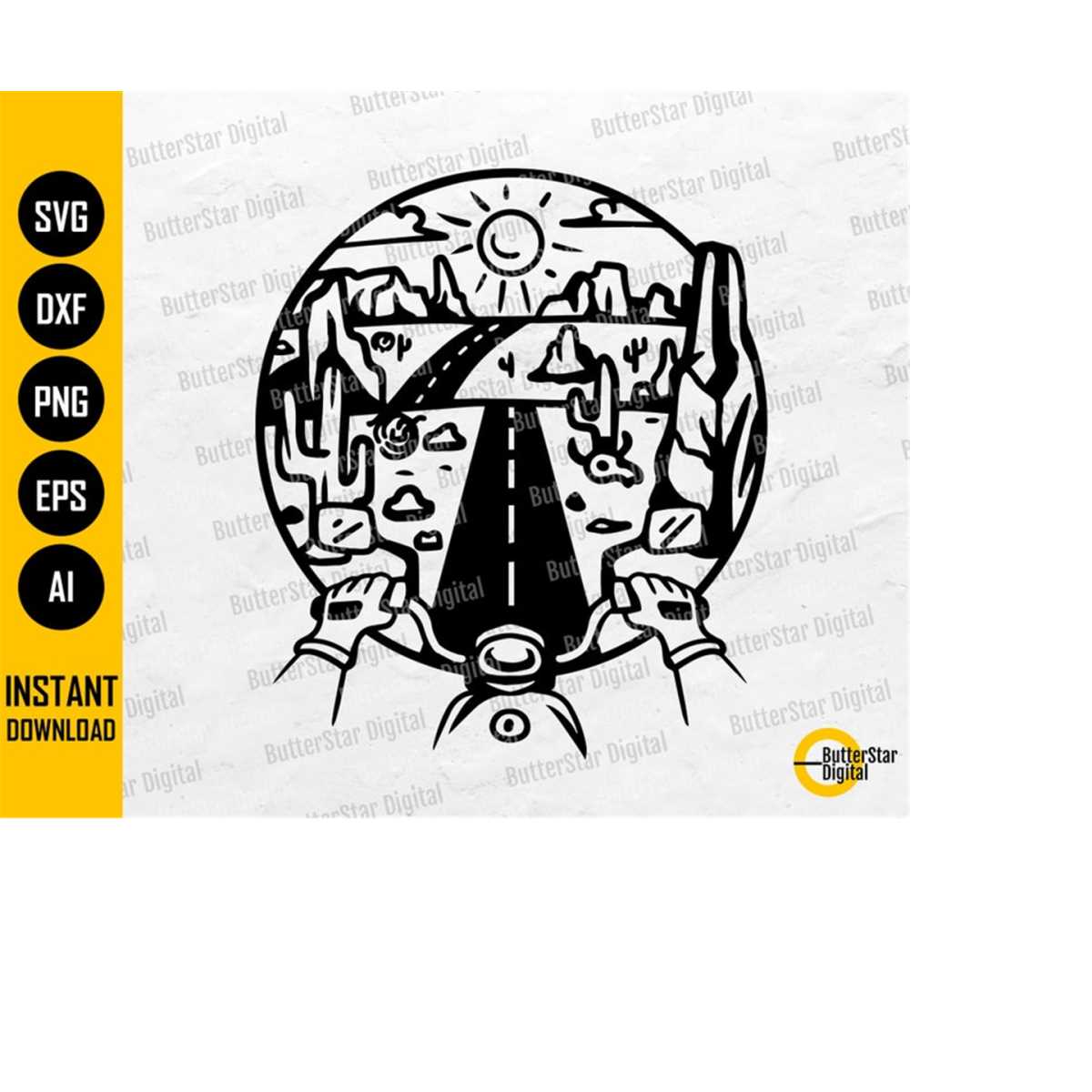 Desert Ride SVG | Motorcycle SVG | Road Trip SVG | Biker T-S | Inspire ...