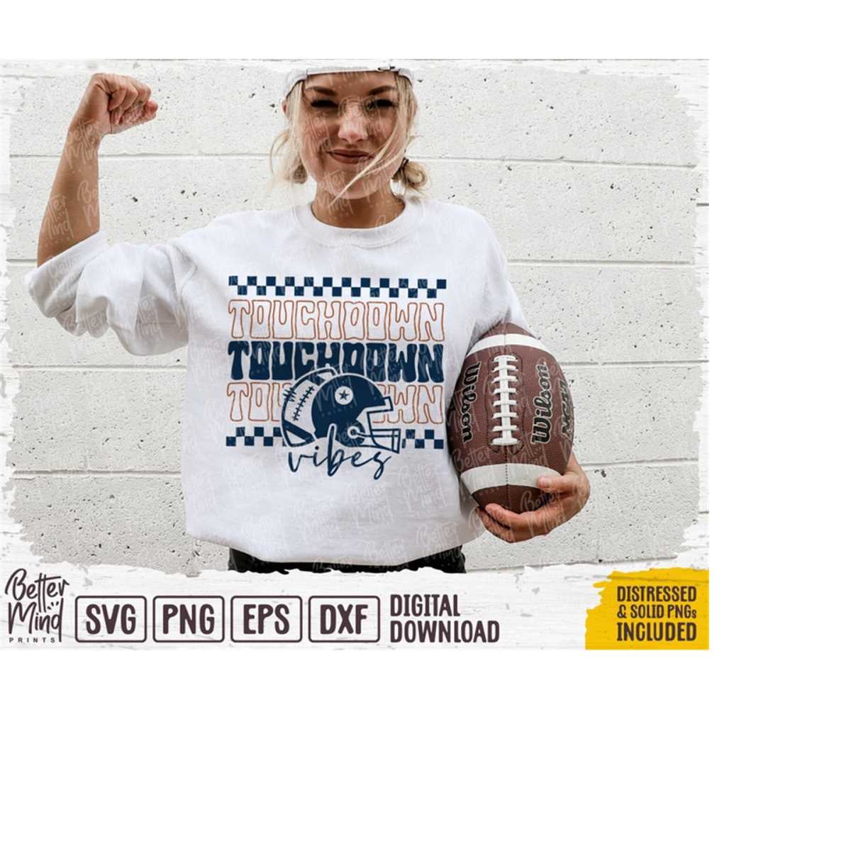 Touchdown Vibes SVG, PNG, Touchdown Svg, Football Season Svg | Inspire ...