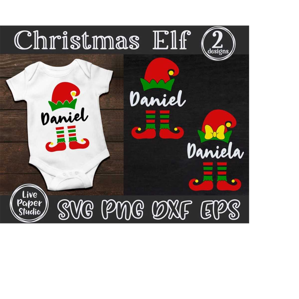 Elf SVG, Kids Christmas SVG, Elf Monogram Svg, Boy Elf Svg, | Inspire ...