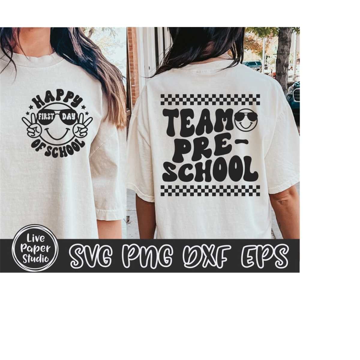 Retro Team Preschool Svg, Preschool Squad Svg, First day of | Inspire ...