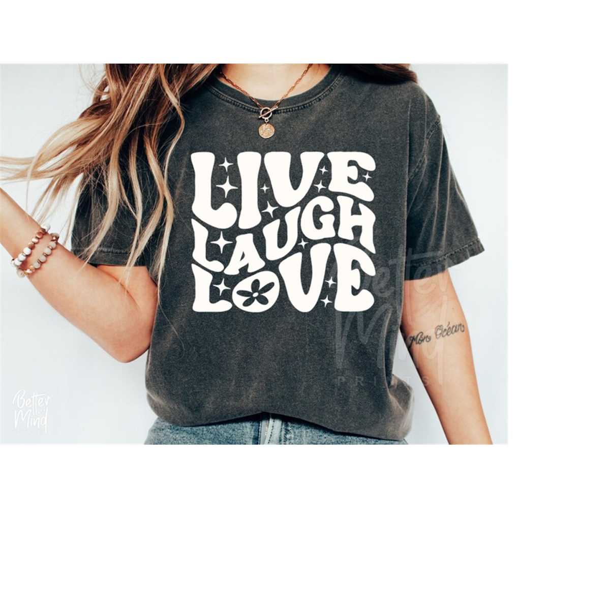 Live Love Laugh SVG PNG, Self Love Svg, Positive Svg, You Ma | Inspire ...