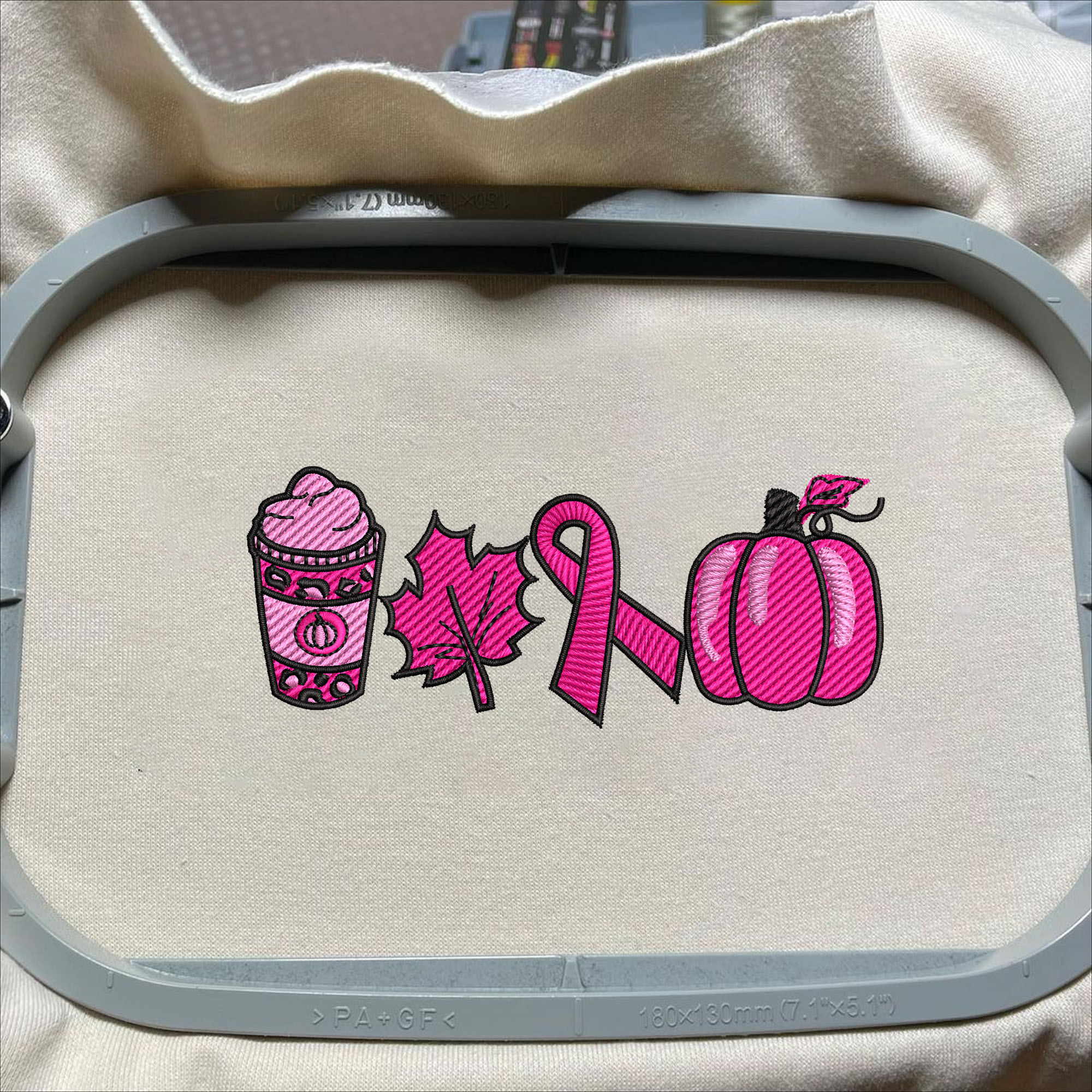 In October We Wear Embroidery Designs, Cancer Awareness Embr | Inspire ...