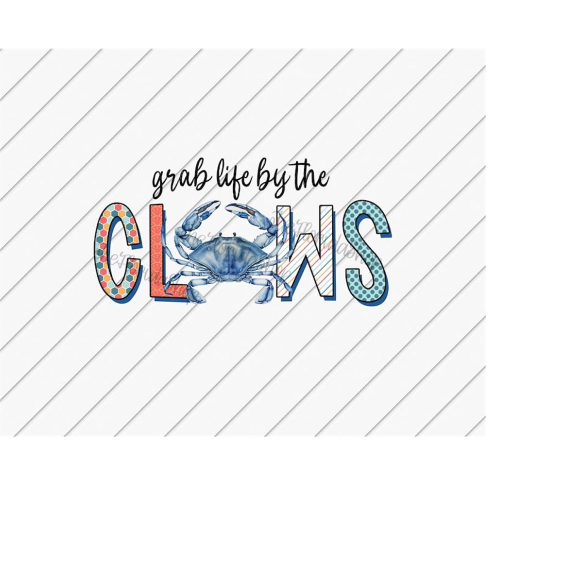 Grab Life By The Claws, Blue Crab png, Clip art png, Ocean L | Inspire ...