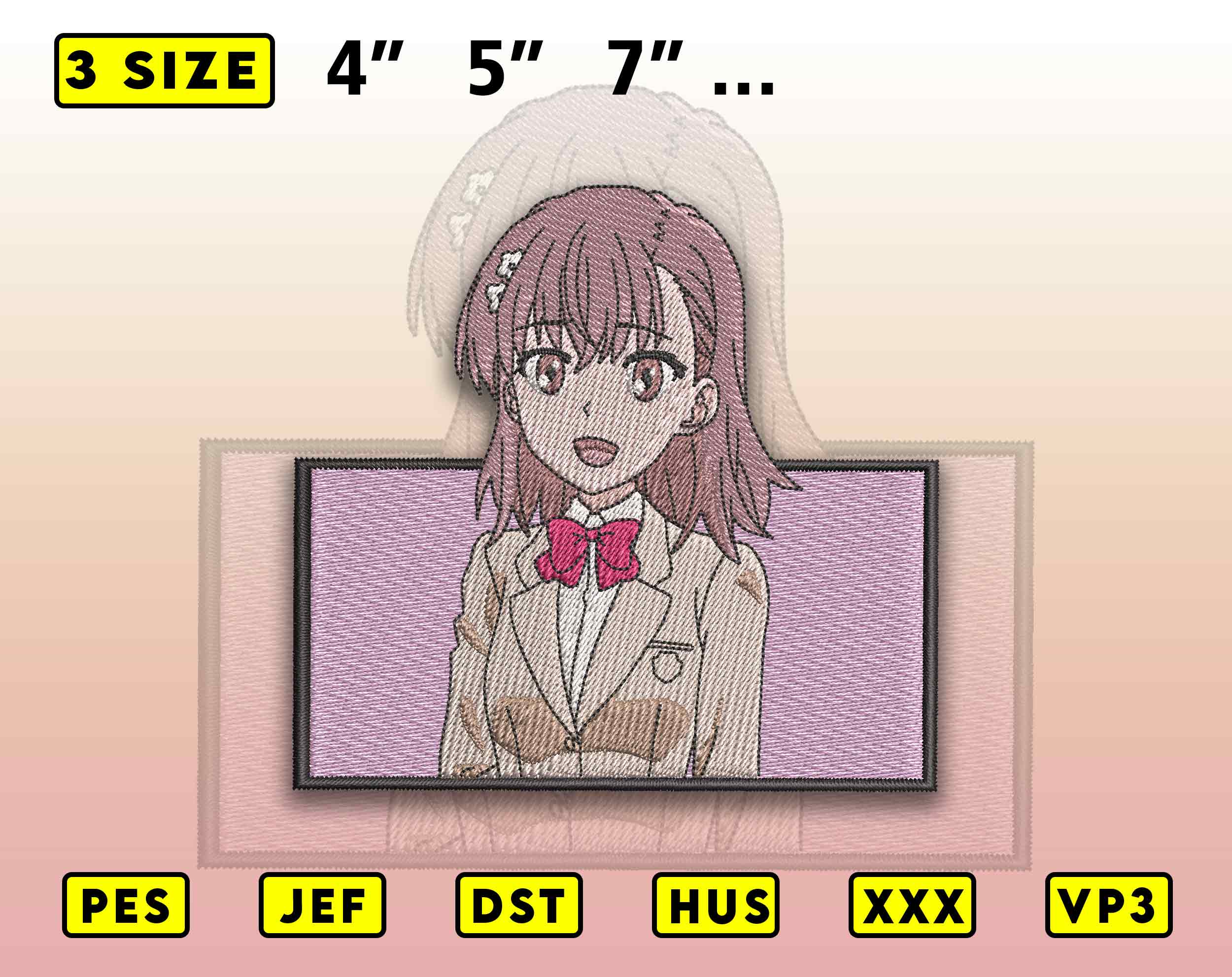 Anime Inspired Embroidery Designs, Anime Character Embroider - Inspire ...