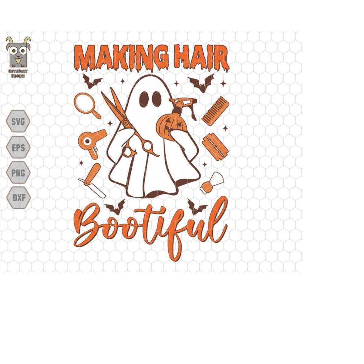 Making Hair Bootiful Svg, Boojee Ghost Svg, Spooky Pumpkin S | Inspire ...