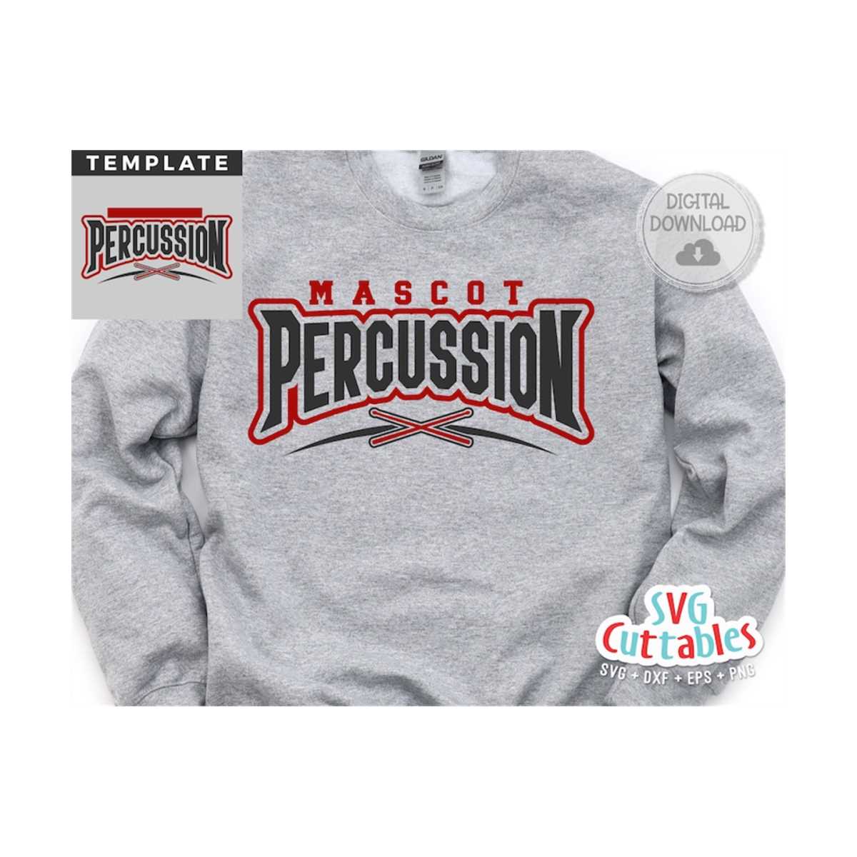 Band svg Cut File - Percussion Template 006 - svg - eps - dx | Inspire ...