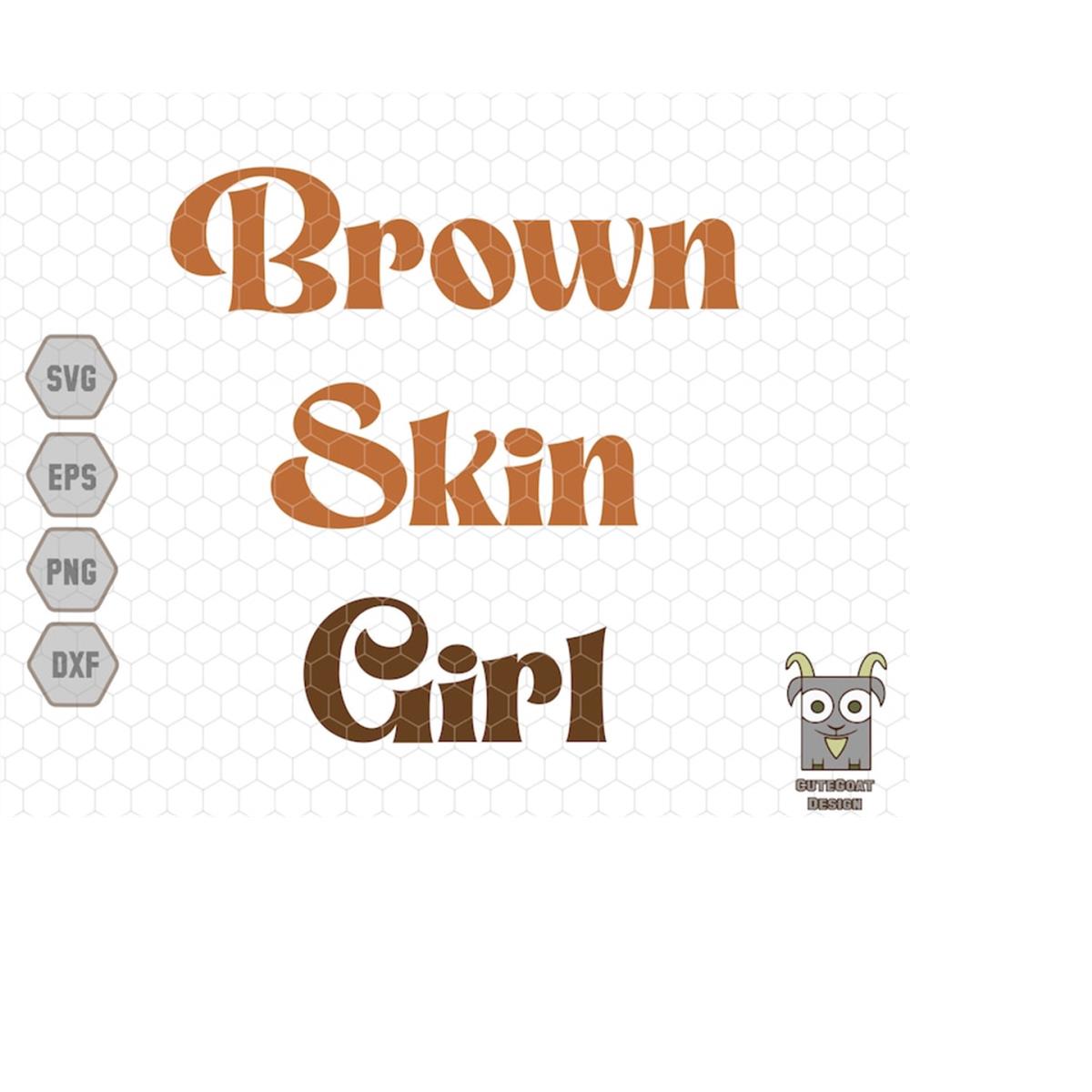 Brown Skin Girl SVG, Afro Woman SVG, Black Girl SVG, Black W | Inspire ...