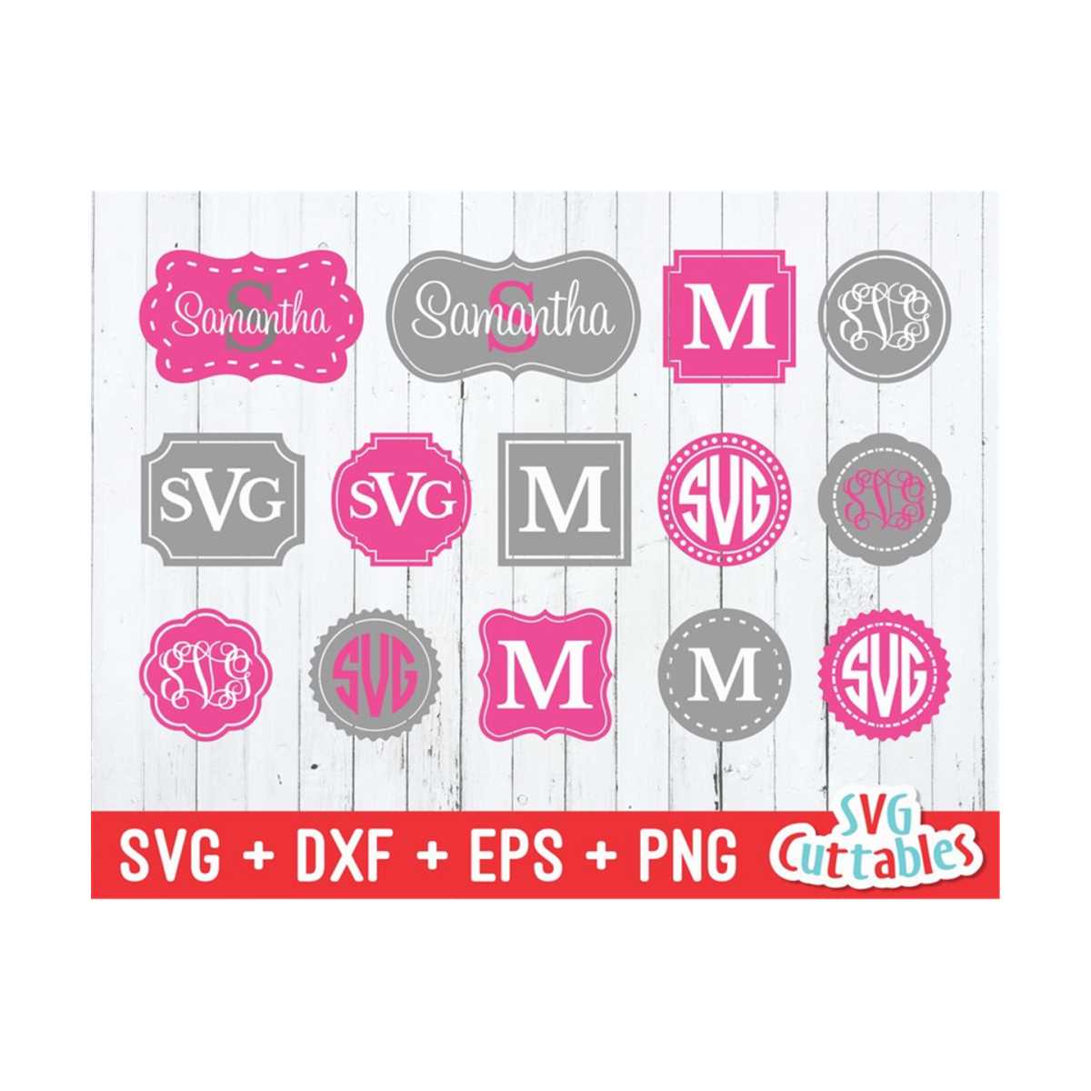 Monogram Frames svg, monogram frames dxf, monogram frame, Si | Inspire ...
