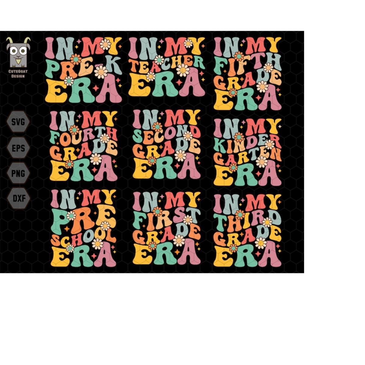 In My Teacher Era SVG Png Bundle, Teacher Era Svg, Best Teac | Inspire ...