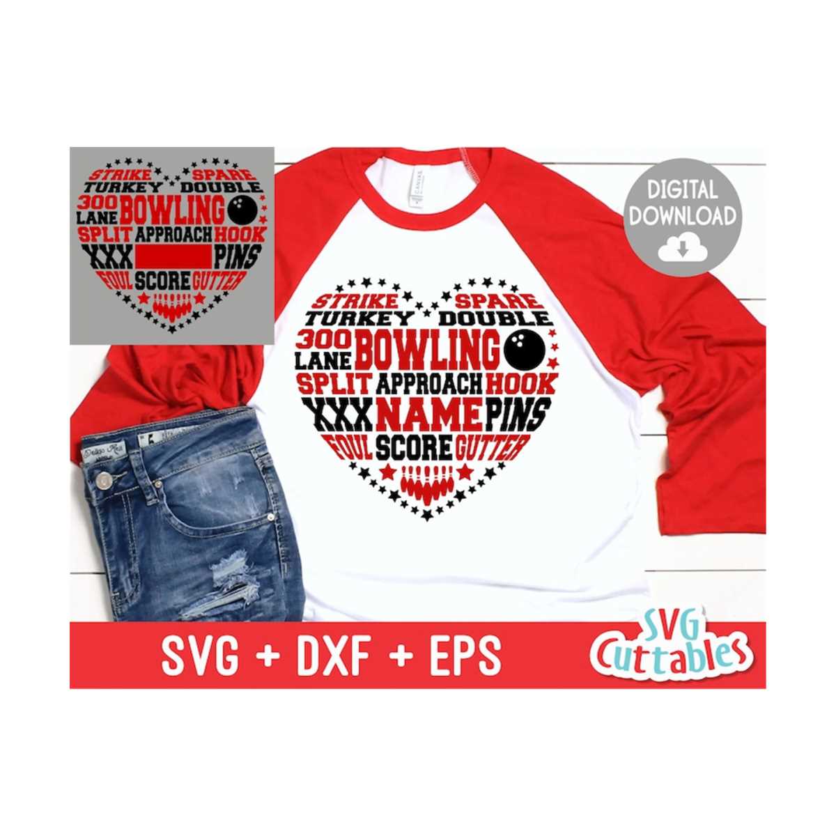 Bowling svg, Bowling Subway Art Heart svg, dxf, eps, Bowling | Inspire ...