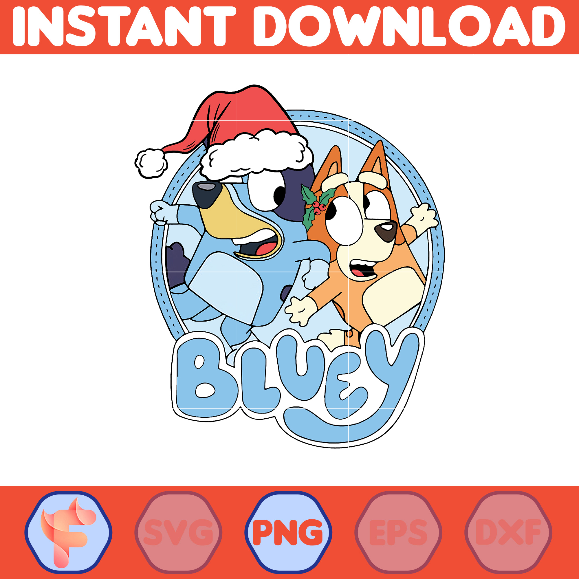 Bluey Christmas Png, Bluey Family Christmas Png, Christmas M - Inspire ...