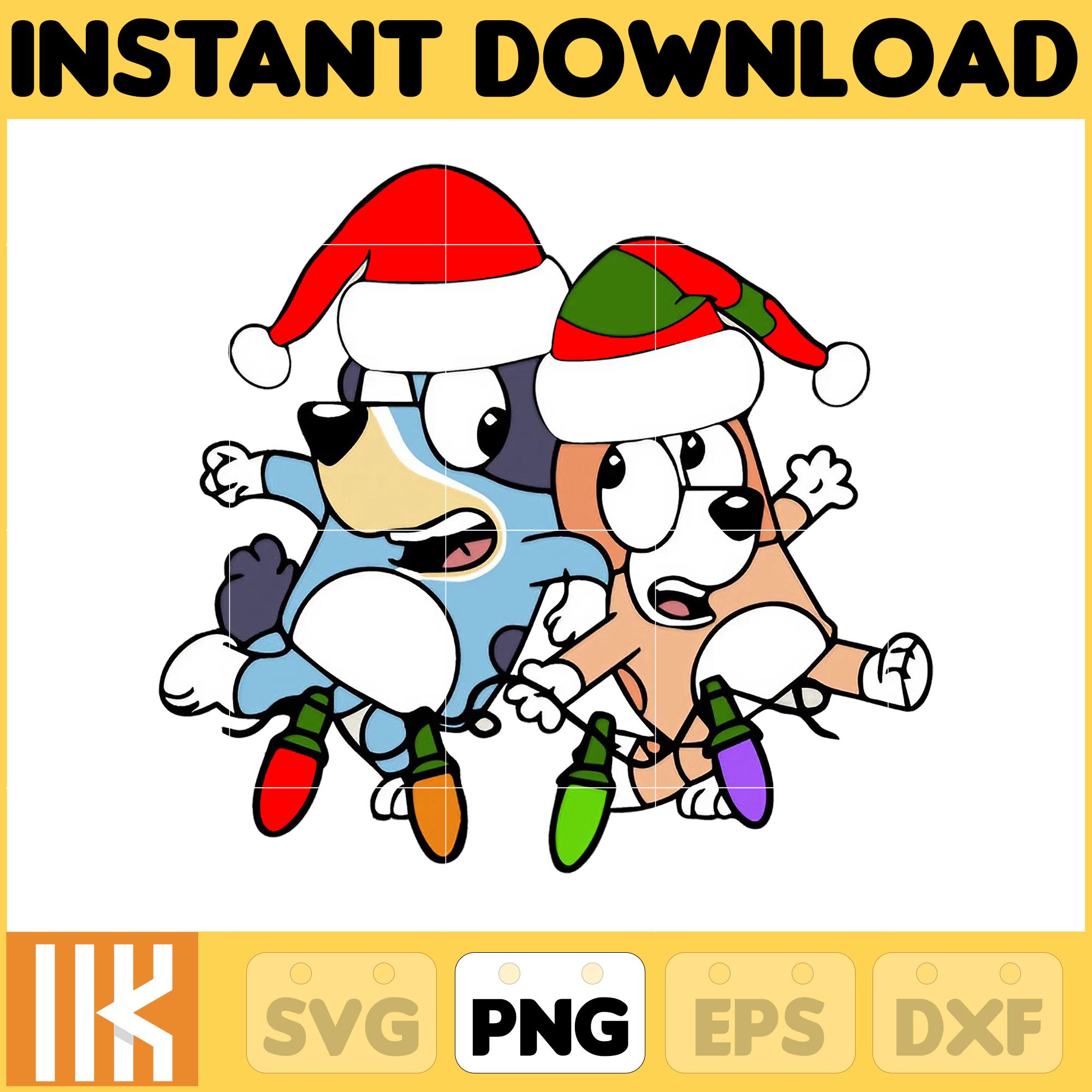 Bluey Christmas Png, Bluey Family Christmas Png, Christmas M | Inspire ...