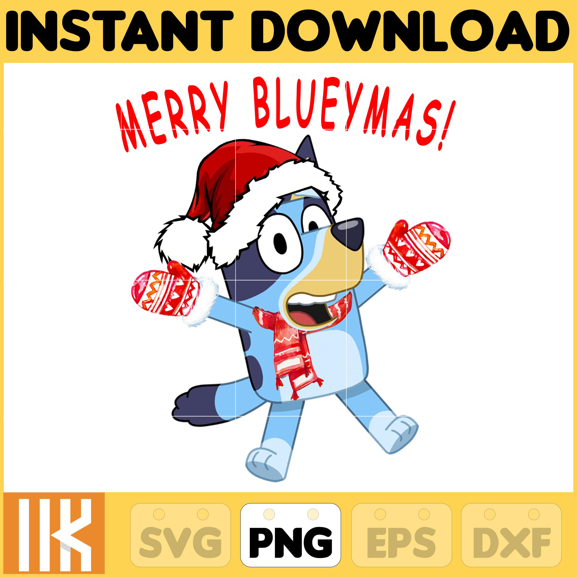 Bluey Christmas Png, Bluey Family Christmas Png, Christmas M - Inspire ...