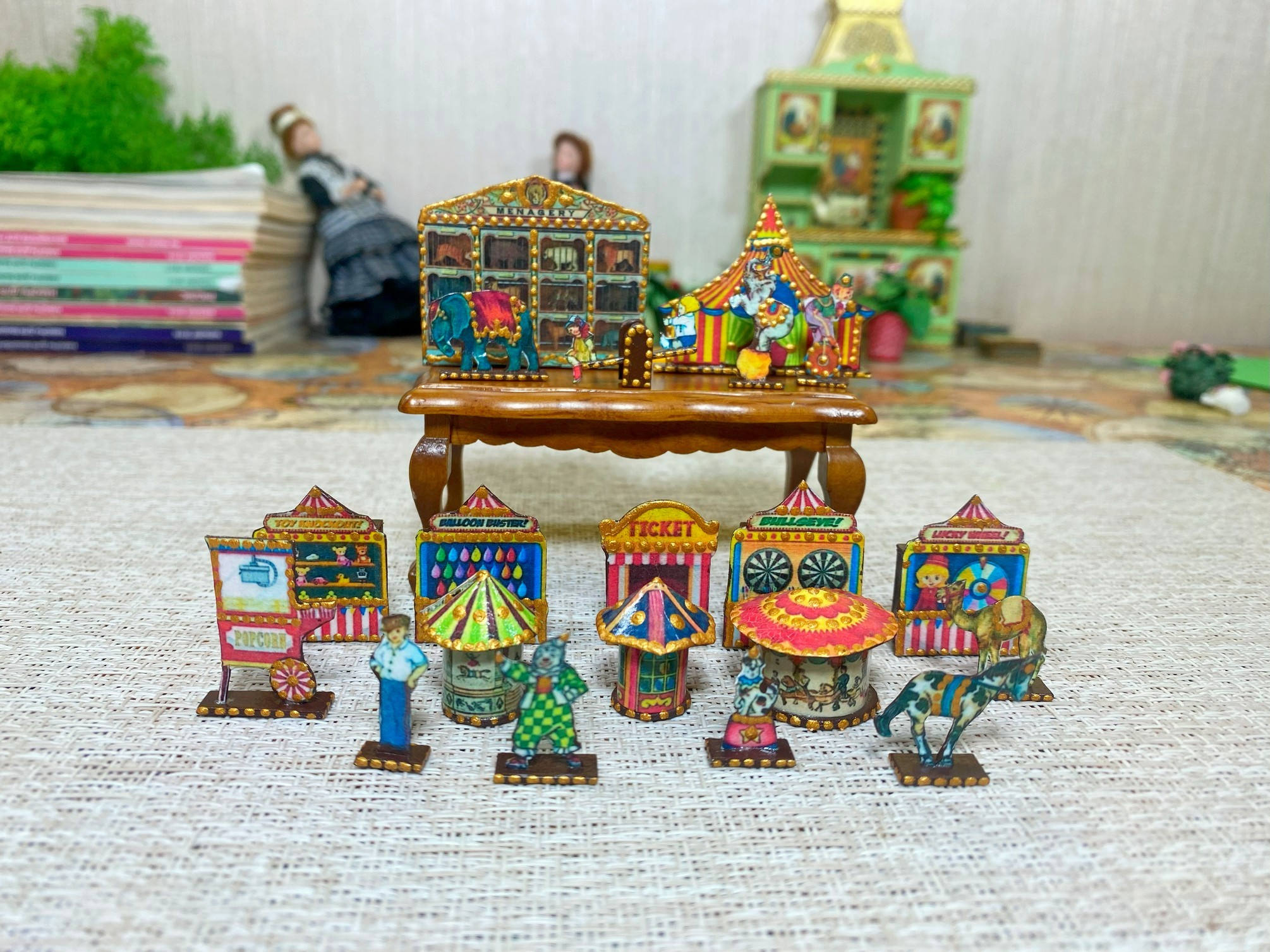 Tutorial.Circus set of miniature figures. Dollhouse miniatur | Inspire ...