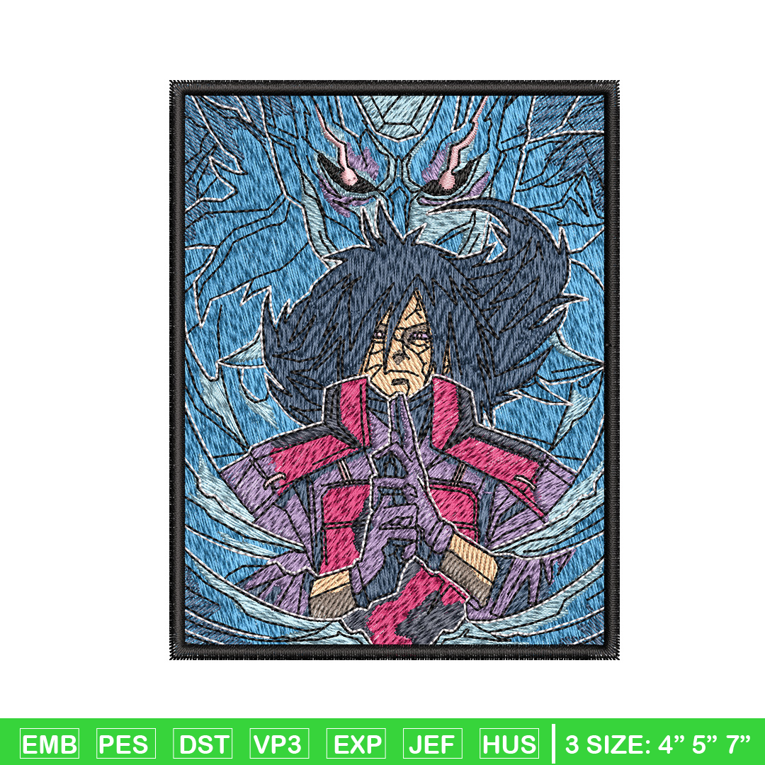 Madara poster embroidery design, Naruto embroidery, Anime de | Inspire ...