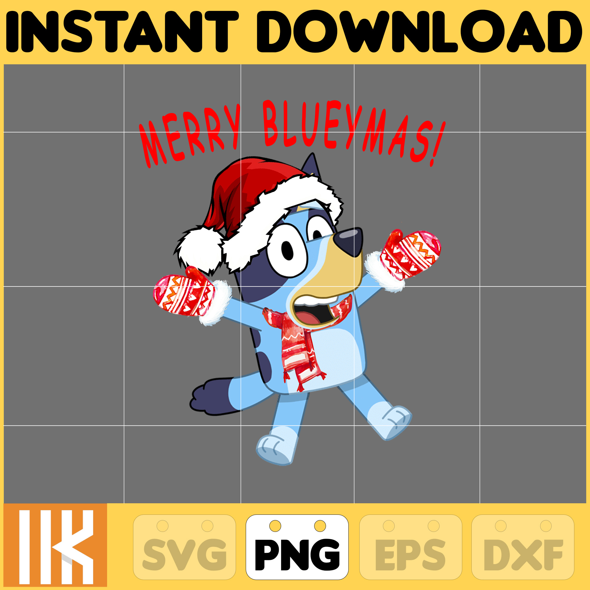 Bluey Christmas Png, Bluey Family Christmas Png, Christmas M | Inspire ...