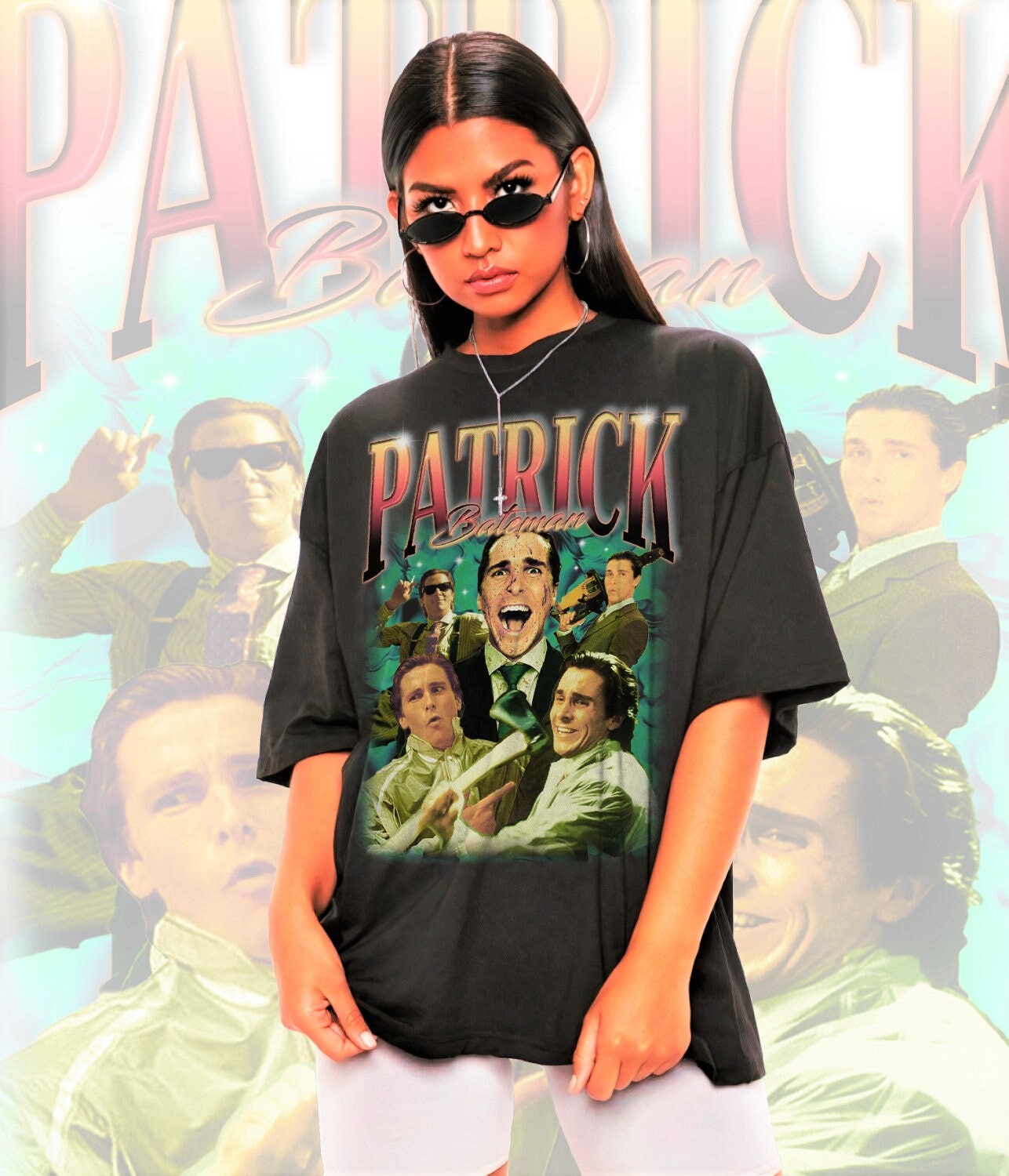 Retro Patrick Bateman Shirt -american psycho shirt,patrick b | Inspire ...