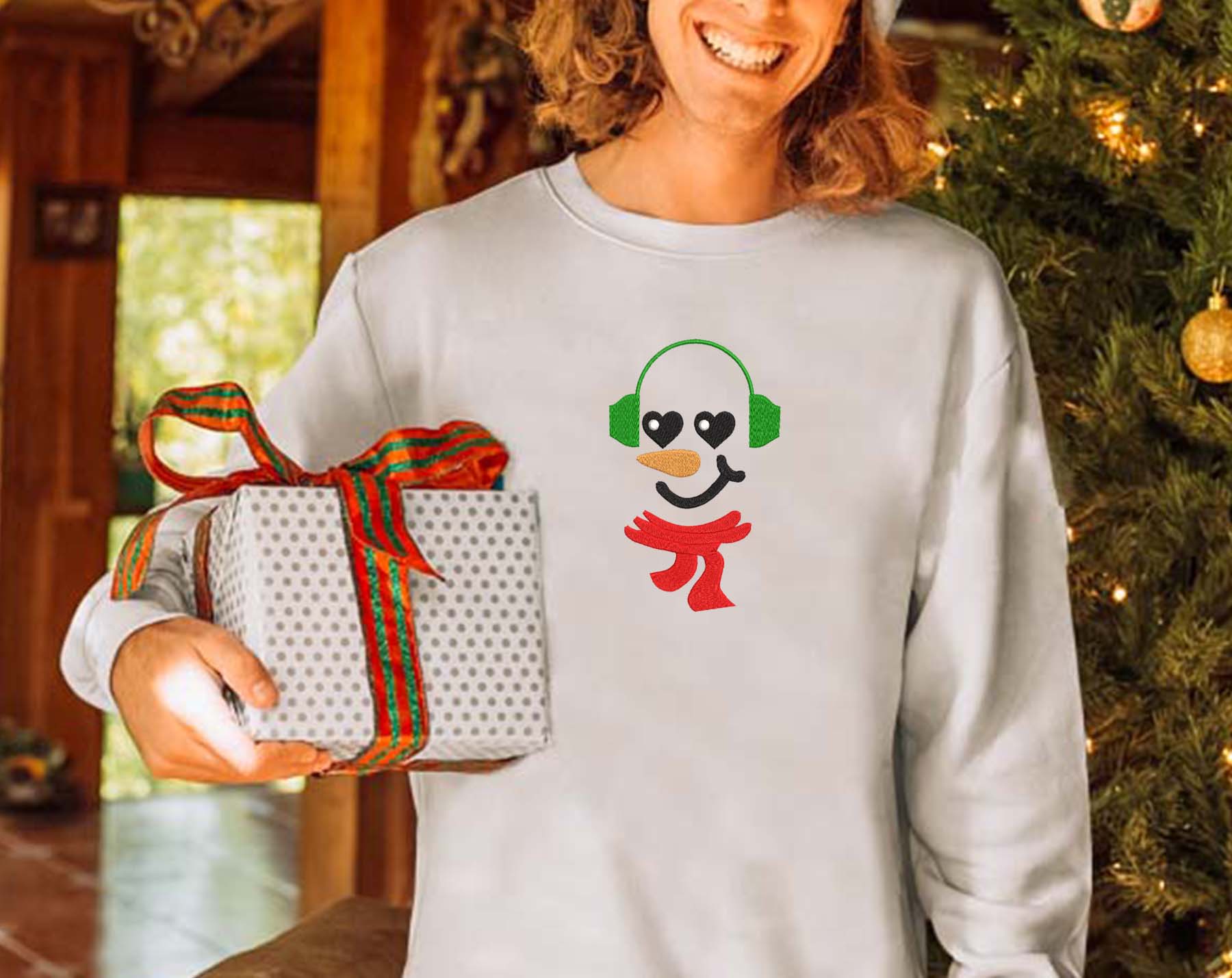 Headset Snowman Embroidery Designs, Christmas Embroidery Des | Inspire ...