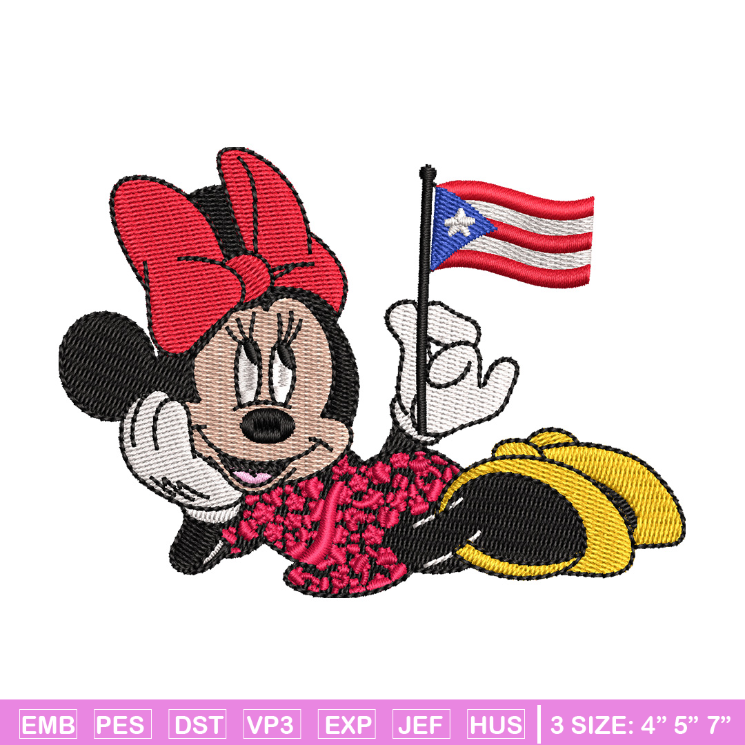 Minnie mouse embroidery design, Mickey embroidery, Embroider | Inspire ...
