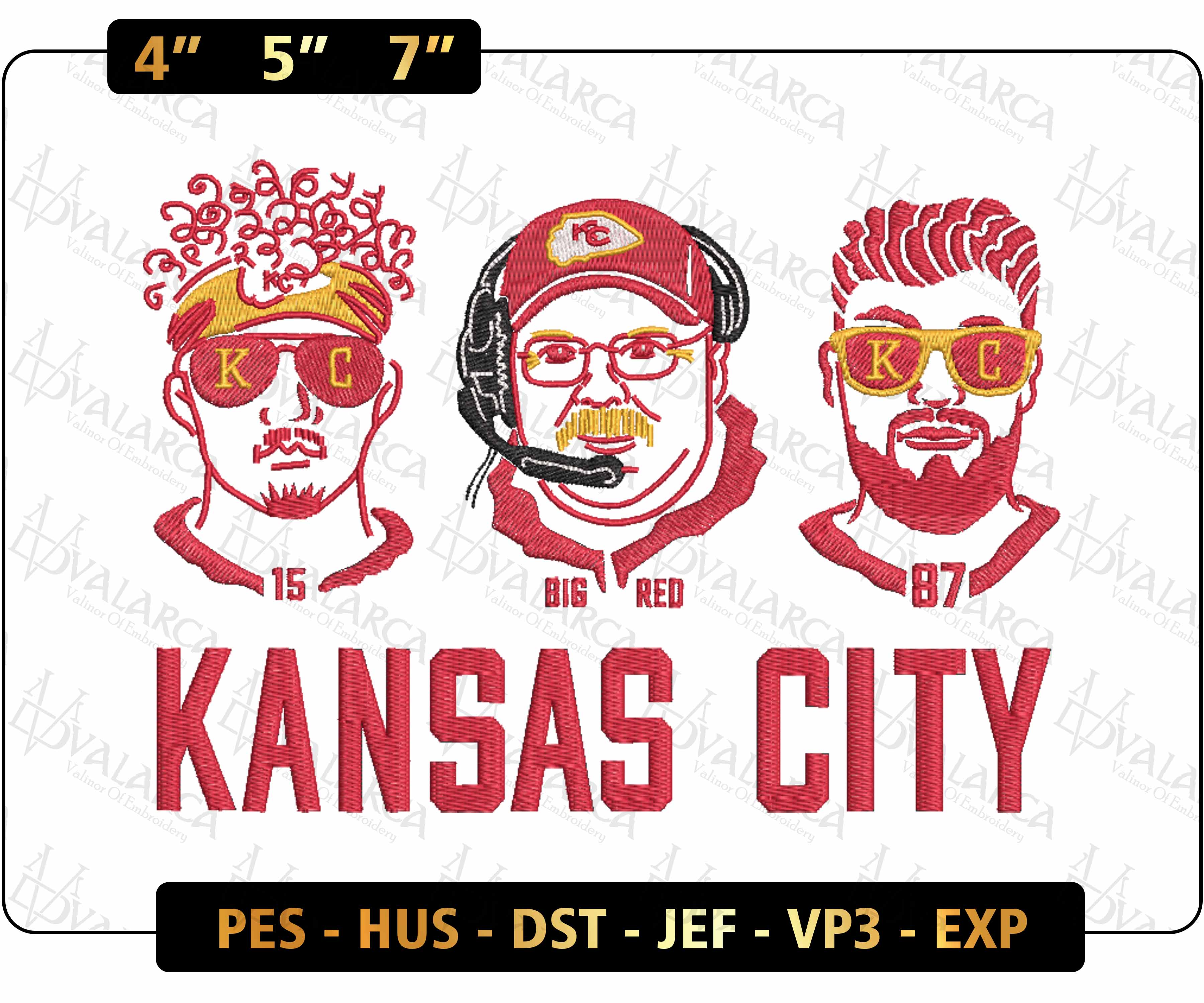 Chiefs Football Logo Embroidery Design, NFL Kansas City Chie - Inspire ...