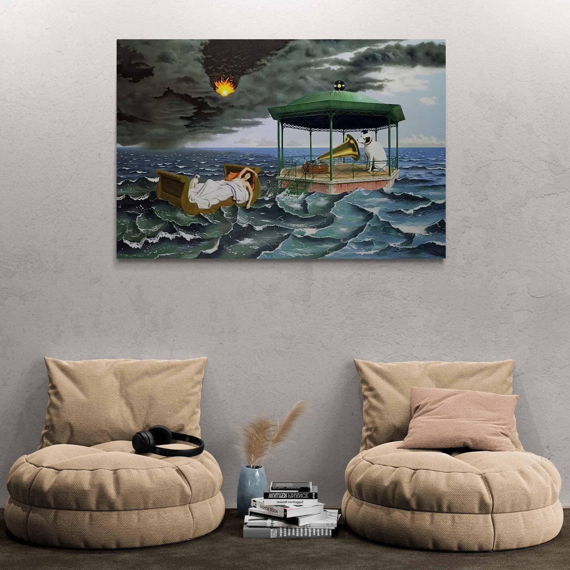 Surrealism Wall Art, Dominique Appia Framed Canvas, Reproduc | Inspire ...