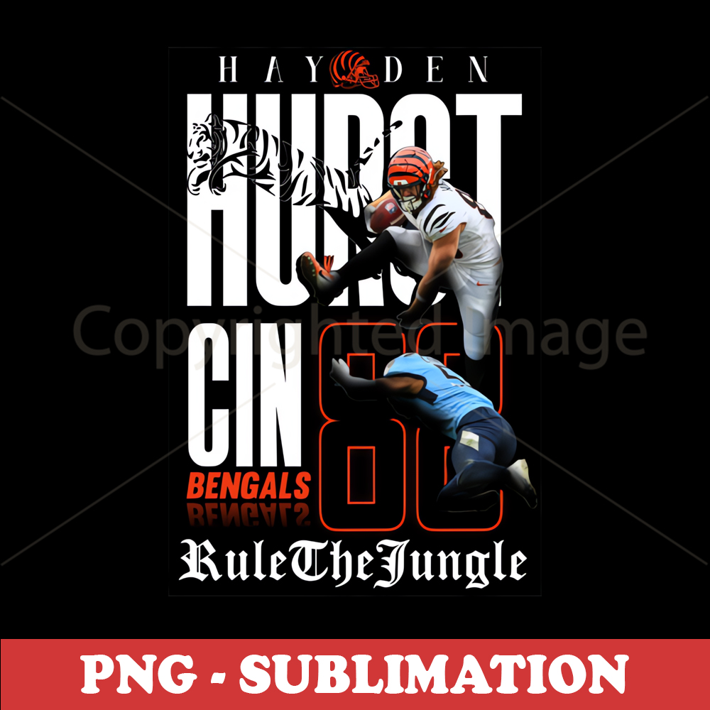 Cincinnati Bengals 88 - Sublimation PNG Digital Download - U | Inspire ...