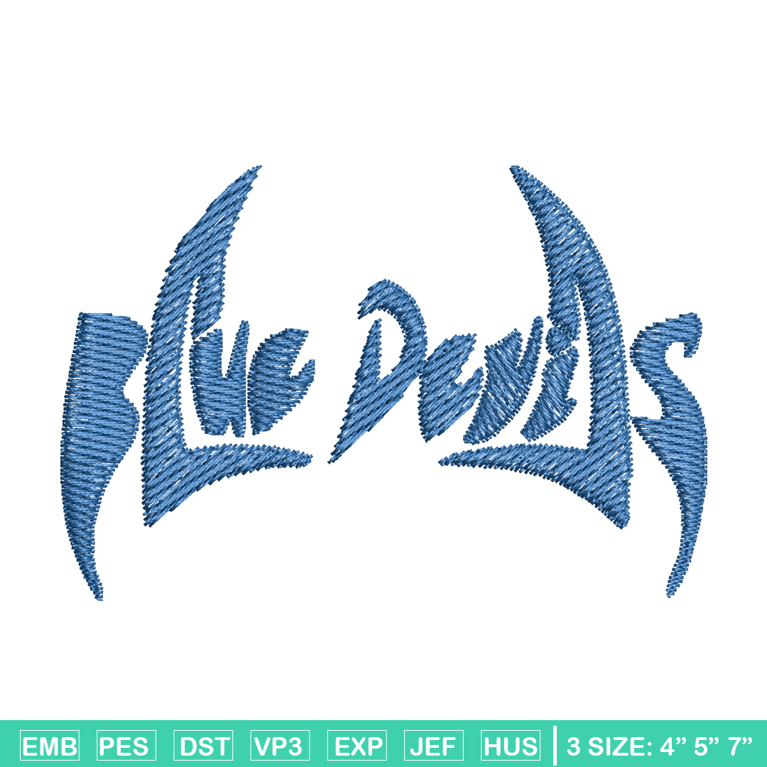 Duke Blue Devils embroidery, Duke Blue Devils embroidery, Fo | Inspire ...