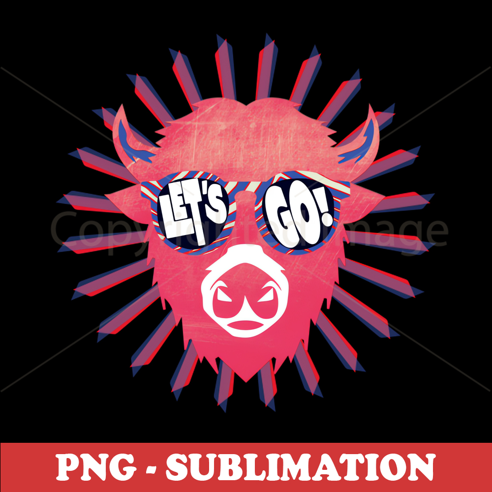 Buffalo Red Sublimation Design - Vibrant PNG File for Easy D | Inspire ...