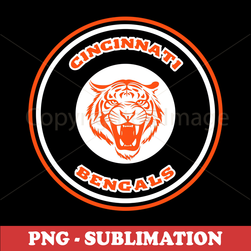 Cincinnati Bengals Tiger Head PNG - High-Quality Sublimation | Inspire ...