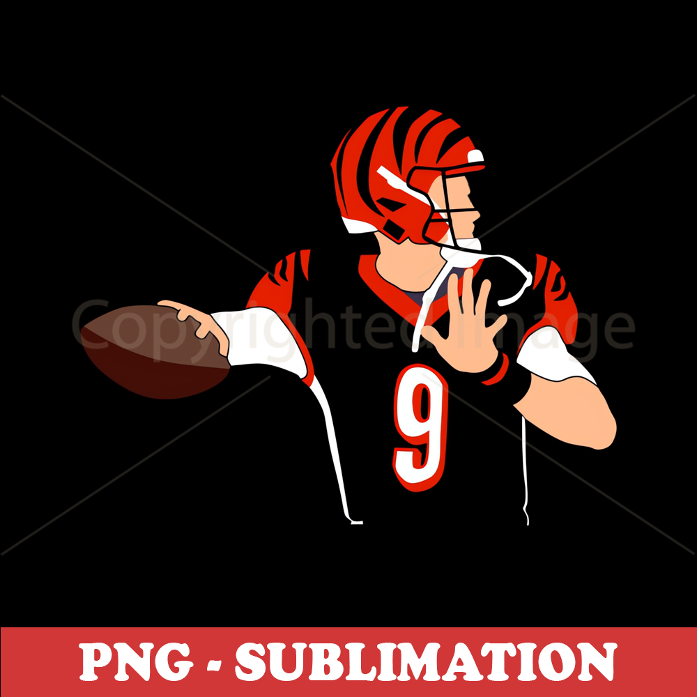 Joe Burrow Sublimation Design - High Resolution PNG Digital - Inspire ...