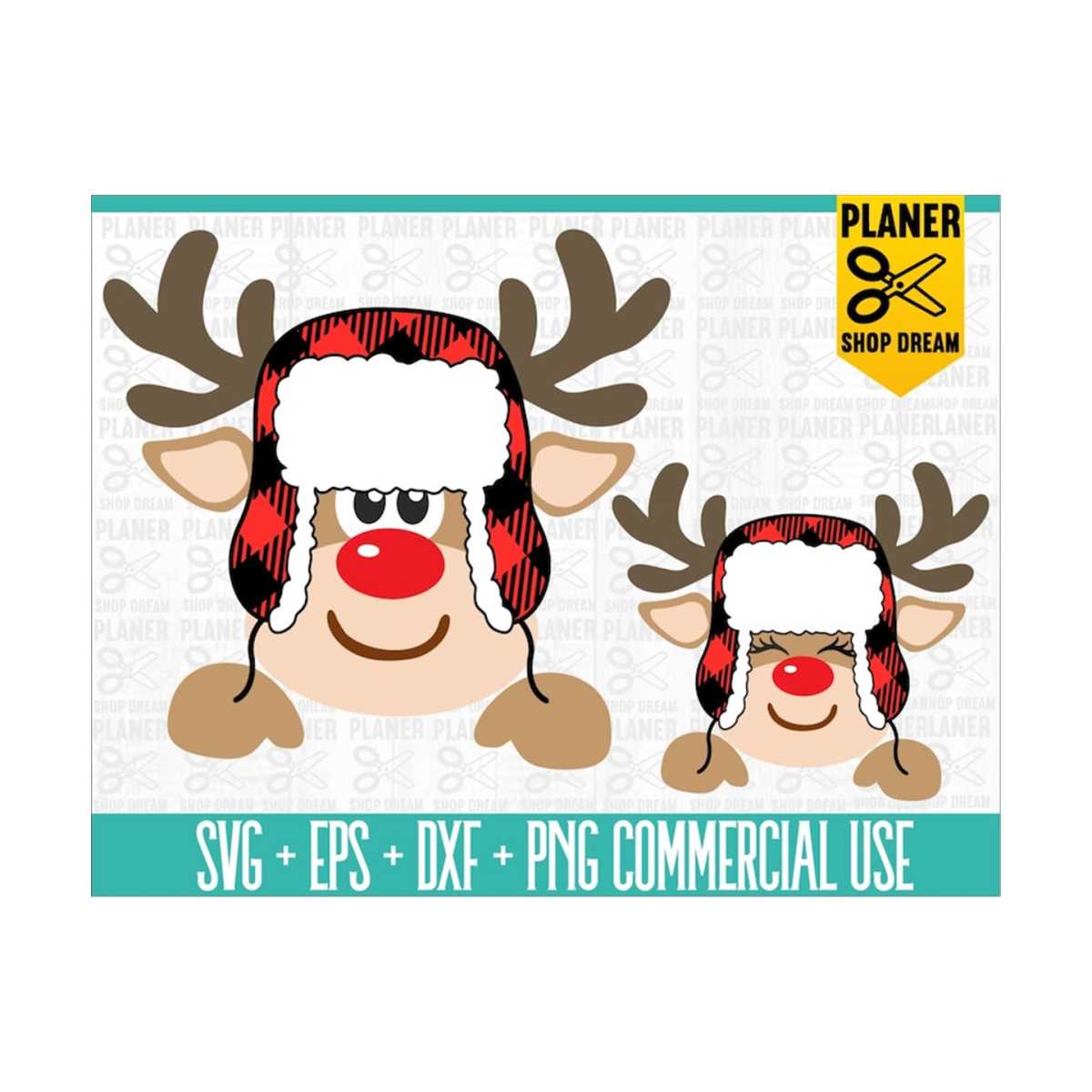 Santa hat clipart,Christmas Reindeer Svg, Deer Svg,Deer Kids | Inspire ...
