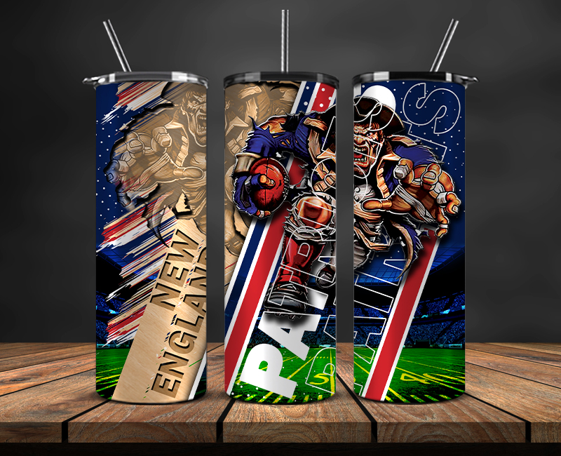 Rams Tumbler Wrap , 3D Nfl Tumbler Wrap, Nfl Mascot Tumbler | Inspire ...