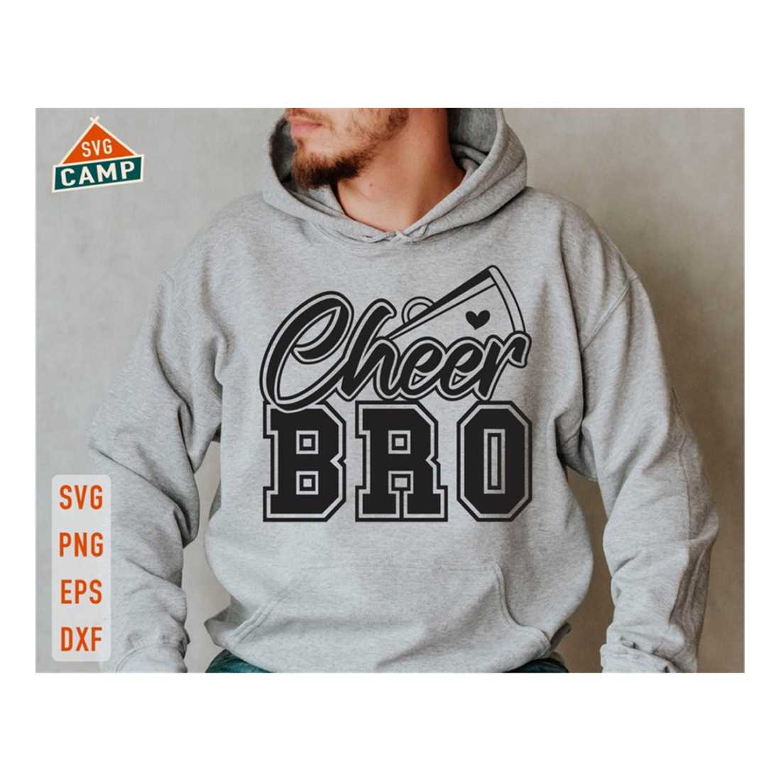 Cheer Bro Svg, Cheerleader Svg, Megaphone Svg, Cheer Mom Svg - Inspire ...