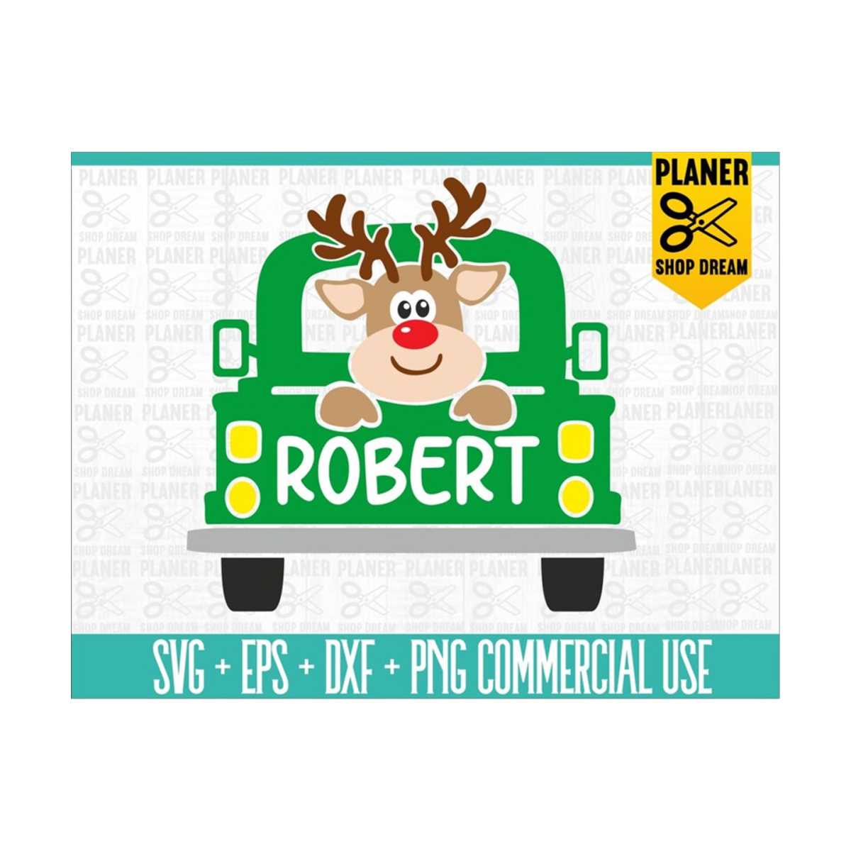 Christmas Truck Svg, Boys Reindeer Svg,Vintage Truck Back Sv | Inspire ...